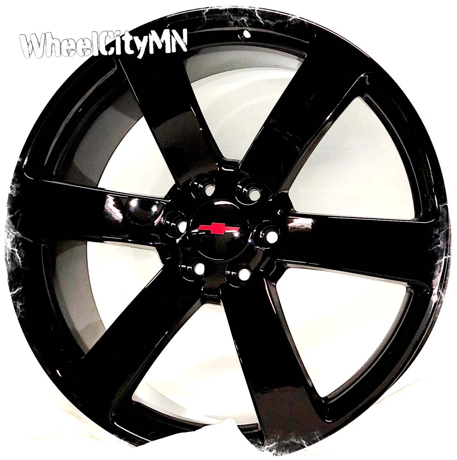 20" gloss black Chevy Trailblazer SS OE replica 5254 wheels fits GMC ...