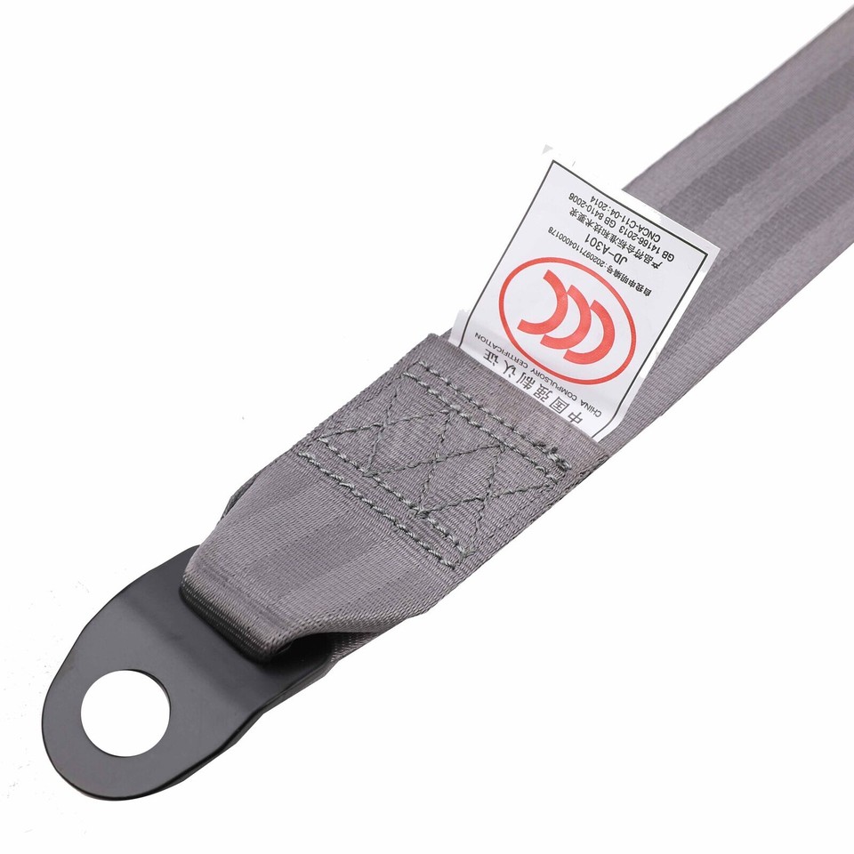 2 Set 3 Point Retractable Car Safety Seat Belt Lap Diagonal Belt ...