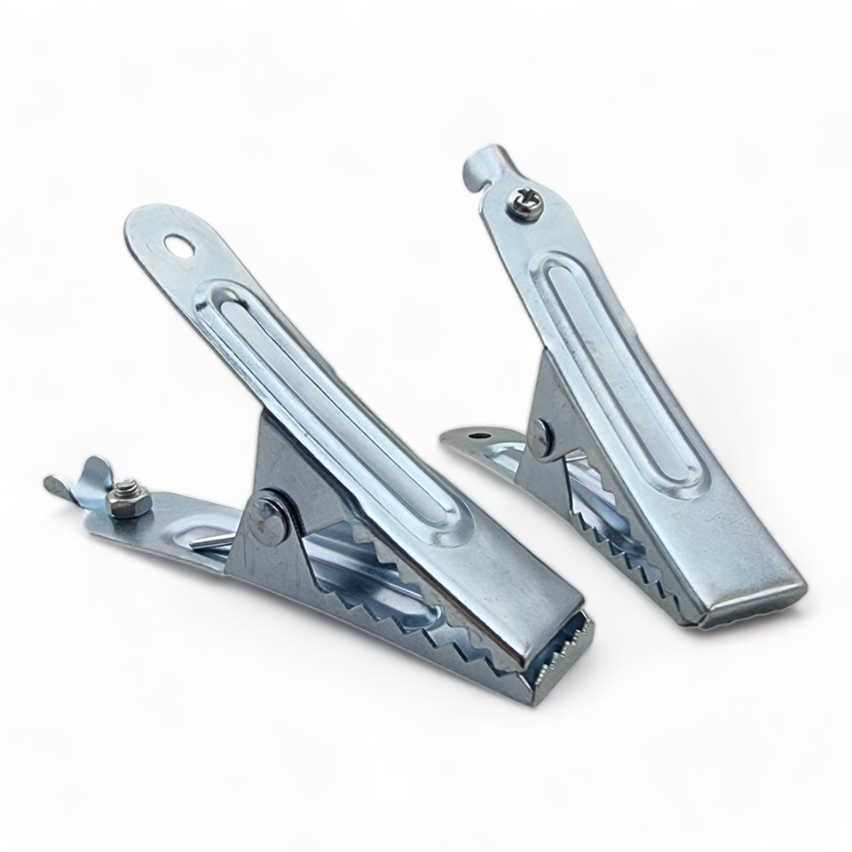 Heavy Duty Crocodile Clips - Small Large Battery Electric Test 5A 25A ...