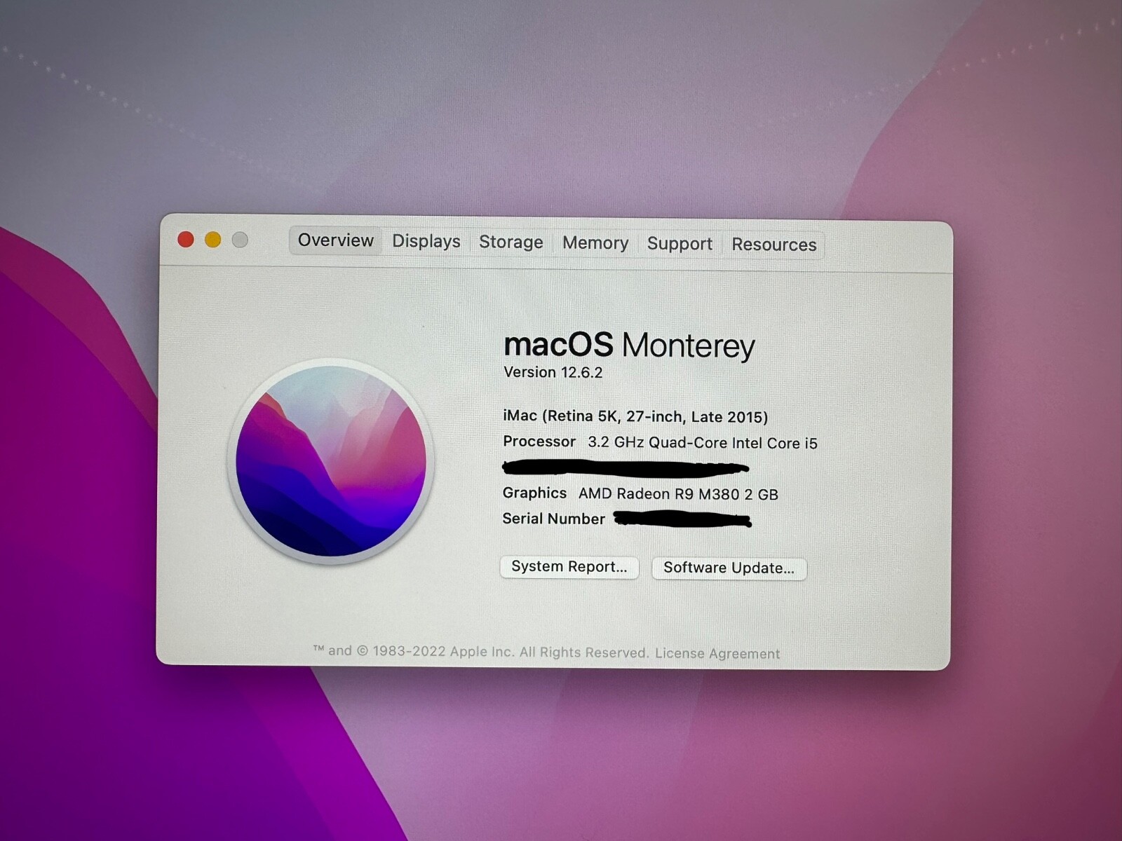 iMac Late 2015 5k 27 inch Logic Board 3.2GHz 4-Core i5 AMD Radeon R9 ...