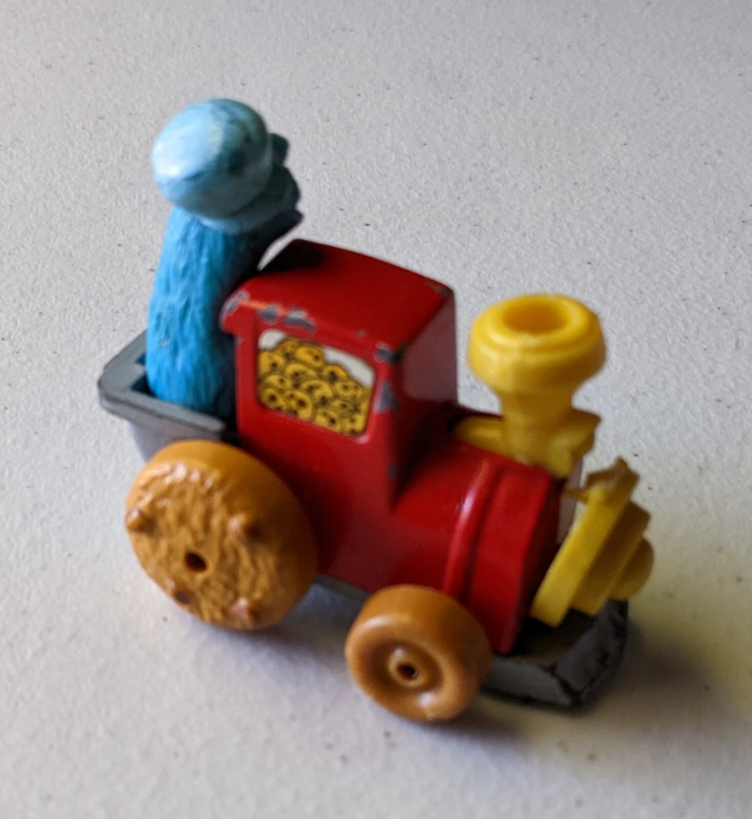 vtg 1981 Hasbro Jim Henson's Sesame Street Muppets Cookie Monster Train ...