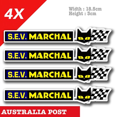 S.E.V. Marchal Japan JDM Headlight Laptop , Car Decal Stickers | eBay ...