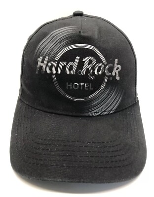 Hard Rock Hotel Sioux City Cap Hat Adjustable Black 100% Cotton | eBay
