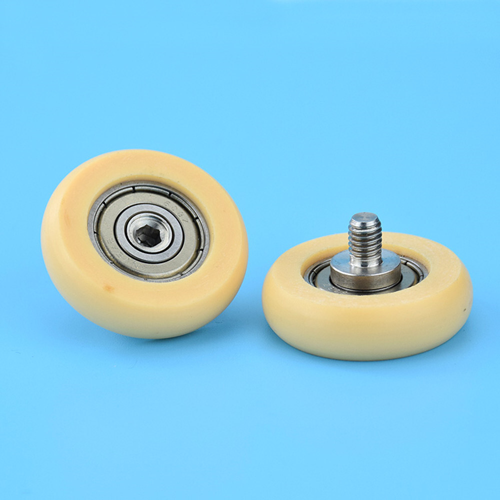 8x36x10mm Rowing machine seat wheel Nylon roller wheel with bearing ...