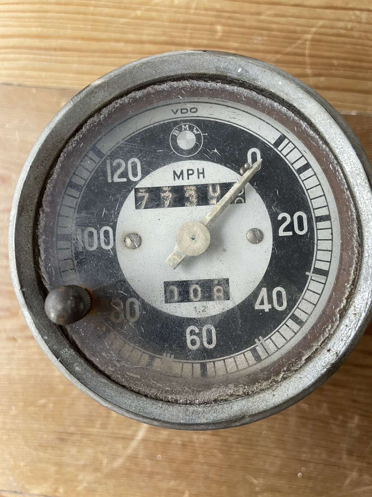 BMW MOTORCYCLE MPH RARE SM #s R60/2 R60 R50/2 R50S SPEEDOMETER GAUGE ...