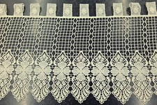 Lace Window Door Curtains Rio Base Lace Macrame - Sold By The Metre ...