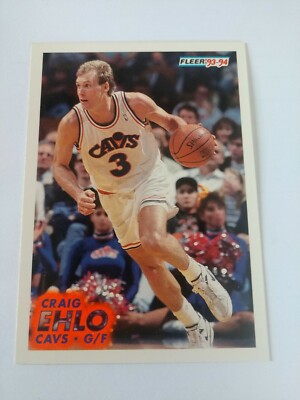Craig Ehlo 1993-94 Fleer Basketball 36 Cleveland Cavaliers Card | eBay