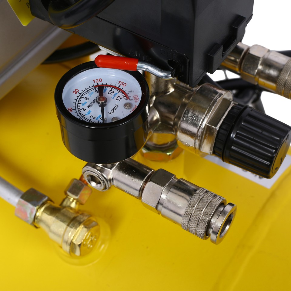 4.5HP Portable 13 Gallons Air Compressor Tank Ultra Quiet Horizontal ...