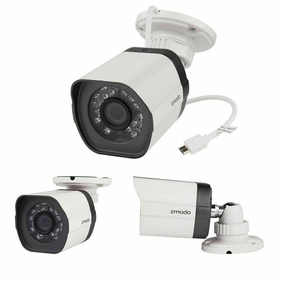 Zmodo 720p sPoE Hd Outdoor Wired Camera ZP-IBH15-S Male MicroUSB 2nd ...