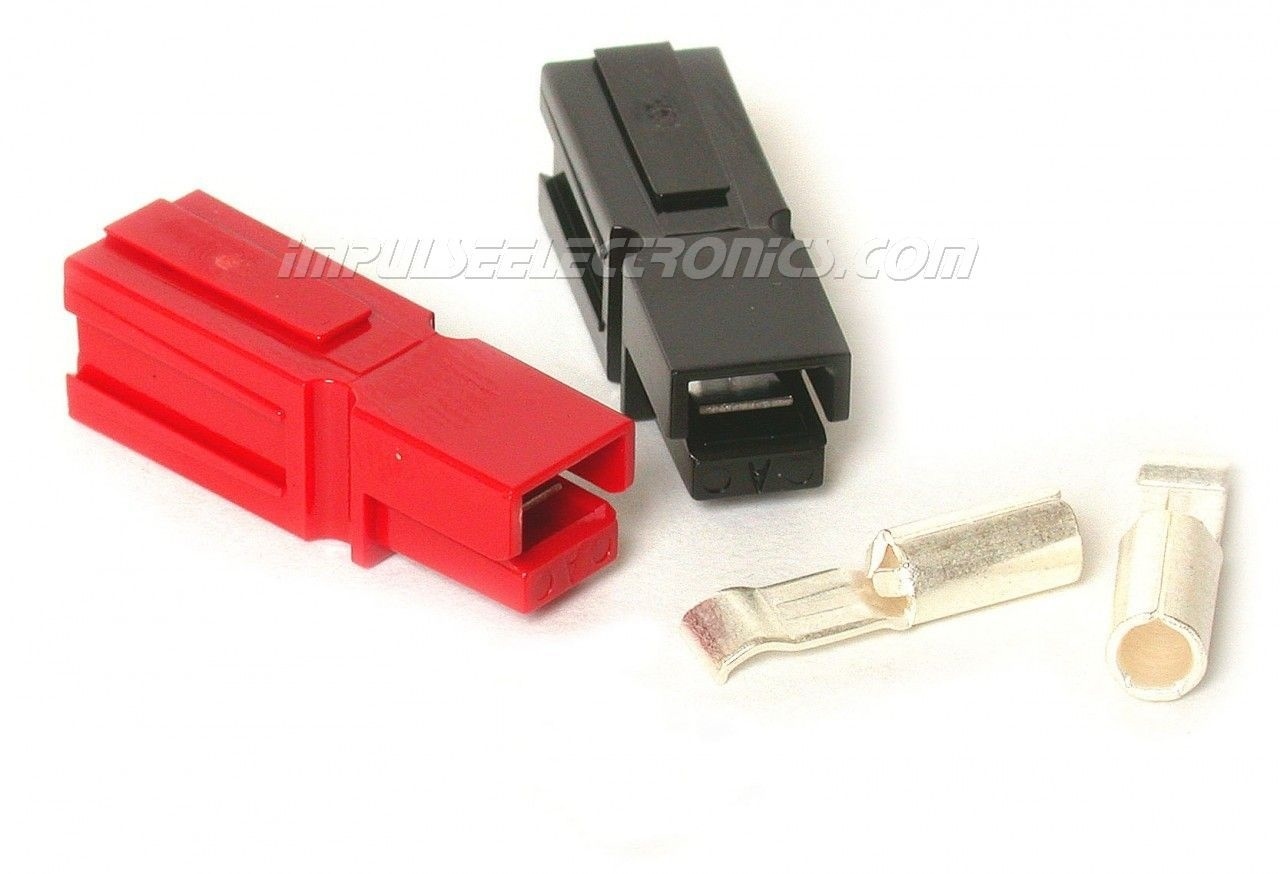 Anderson Powerpole Connector, 15 Amp Contacts, Red & Black Housings, 25 ...