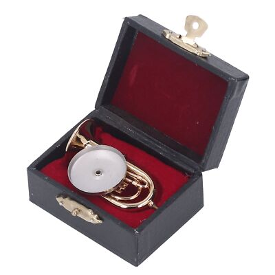 Miniature Tuba Model Brass Gold Plated Euphonium Mini Tuba Musical ...