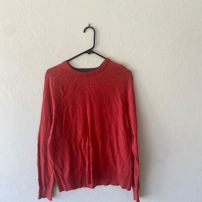 Goodfellow orange red sweater | eBay