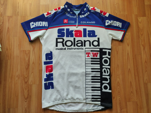 Maillot de cyclisme à manches courtes Skala Roland Chiori Team 1987 ...