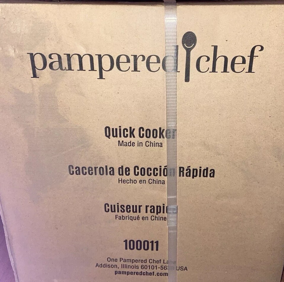 Pampered Chef Quick Electric Pressure Cooker 6.0L 1000W #100011 #996 | eBay