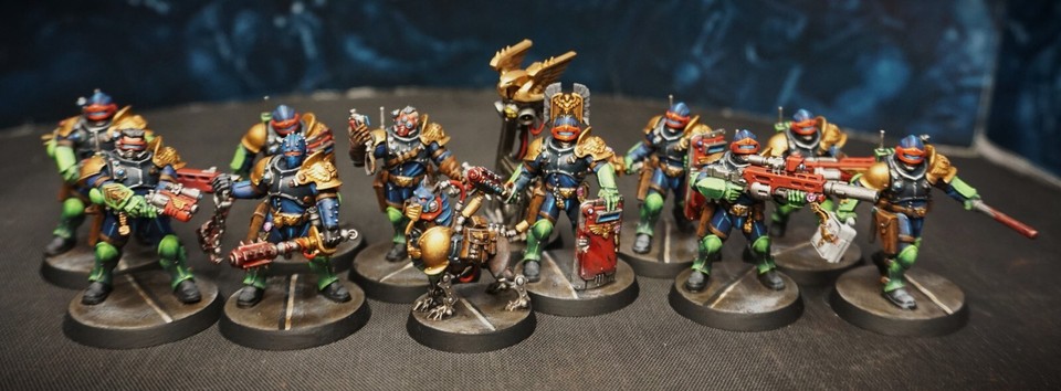 Kill Team: Exaction Squad Adeptus Arbites painted Warhammer 40k Judge ...