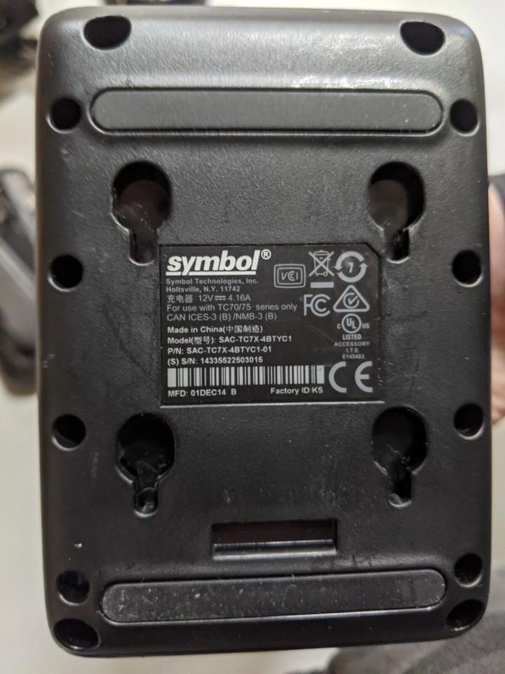 Lot of 4x Zebra Motorola TC75 TC75AH-KA11ES-A1 Barcode Scanner w/ xtra ...