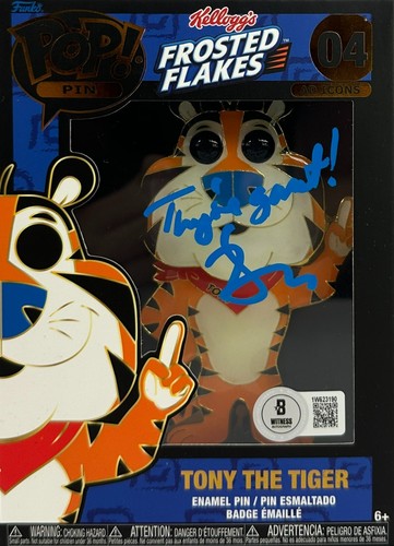Tony Daniels autographed signed inscribed Funko Pin #04 Tony The Tiger ...