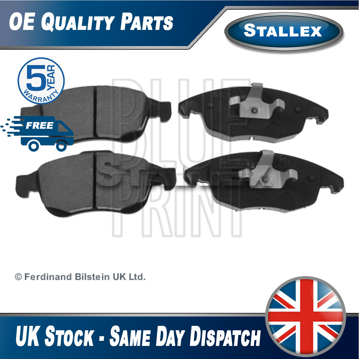 Fits Citroen Berlingo C4 Picasso C4 Peugeot Partner Brake Pads Set ...