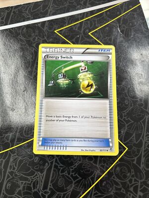 Energy Switch Trainer 89/111 Pokemon Card XY Furious Fists 2014 | eBay