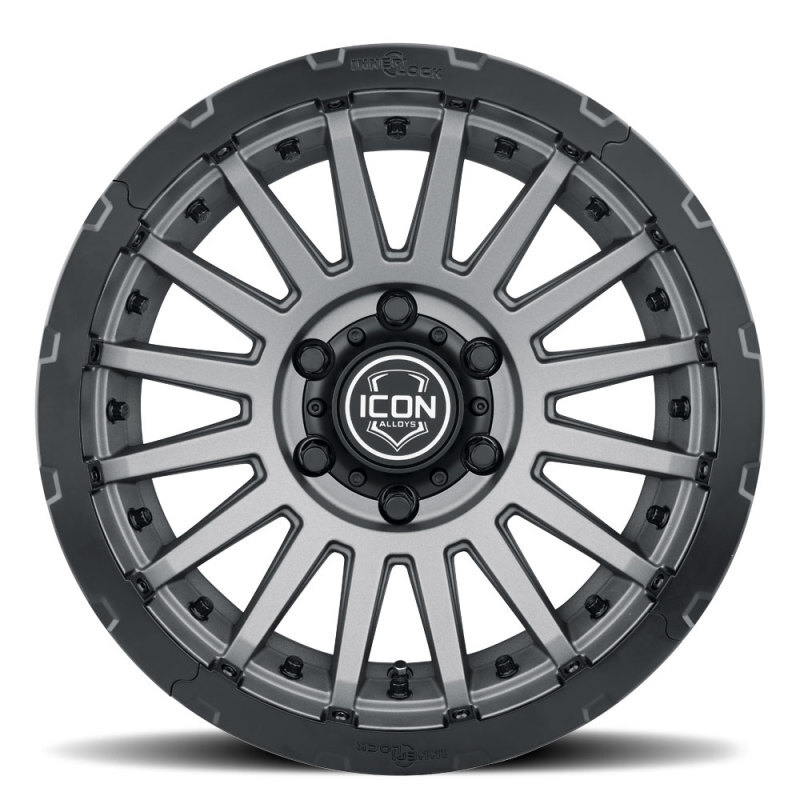 ICON Recon Pro 17x8.5 6x5.5 0mm Offset 4.75in BS 106.1mm Bore Charcoal ...