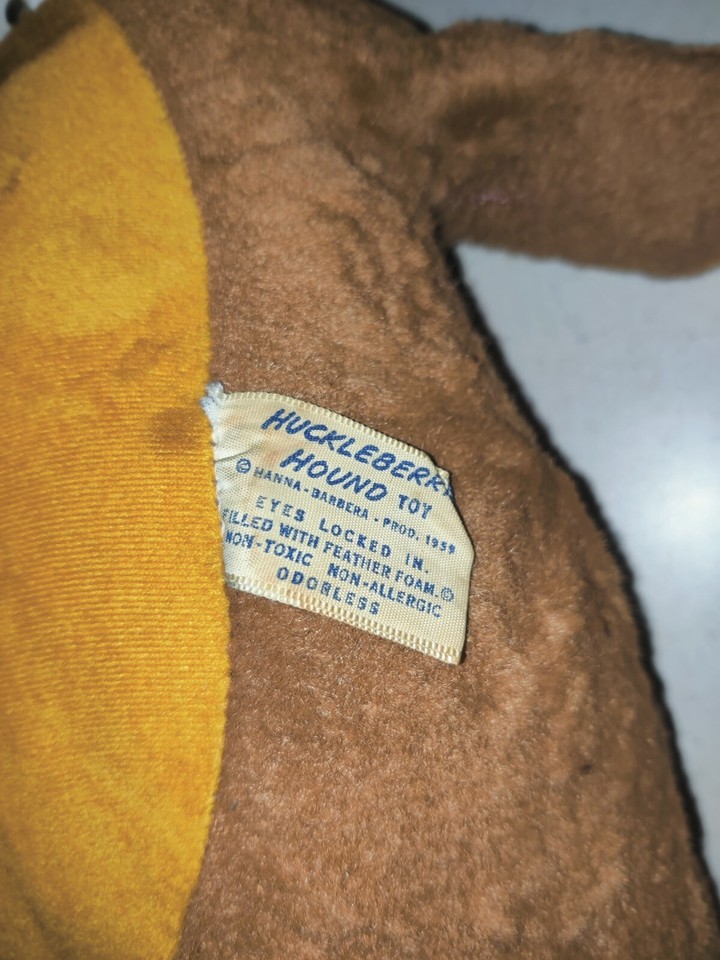 Vintage Knickerbocker Huckleberry Hound Yogi Bear Plush Stuffed Animal ...