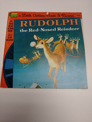 Rudolph the Red-Nosed Reindeer -Book and Vinyl Record | eBay