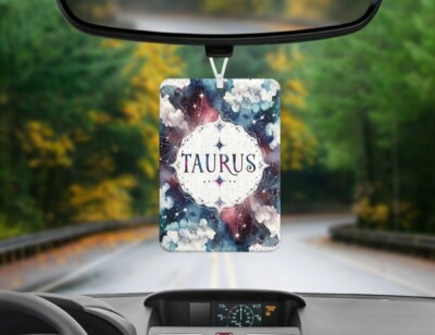 Astrology Star Sign Zodic Taurus AIR FRESHENER 8 Scents Available ...