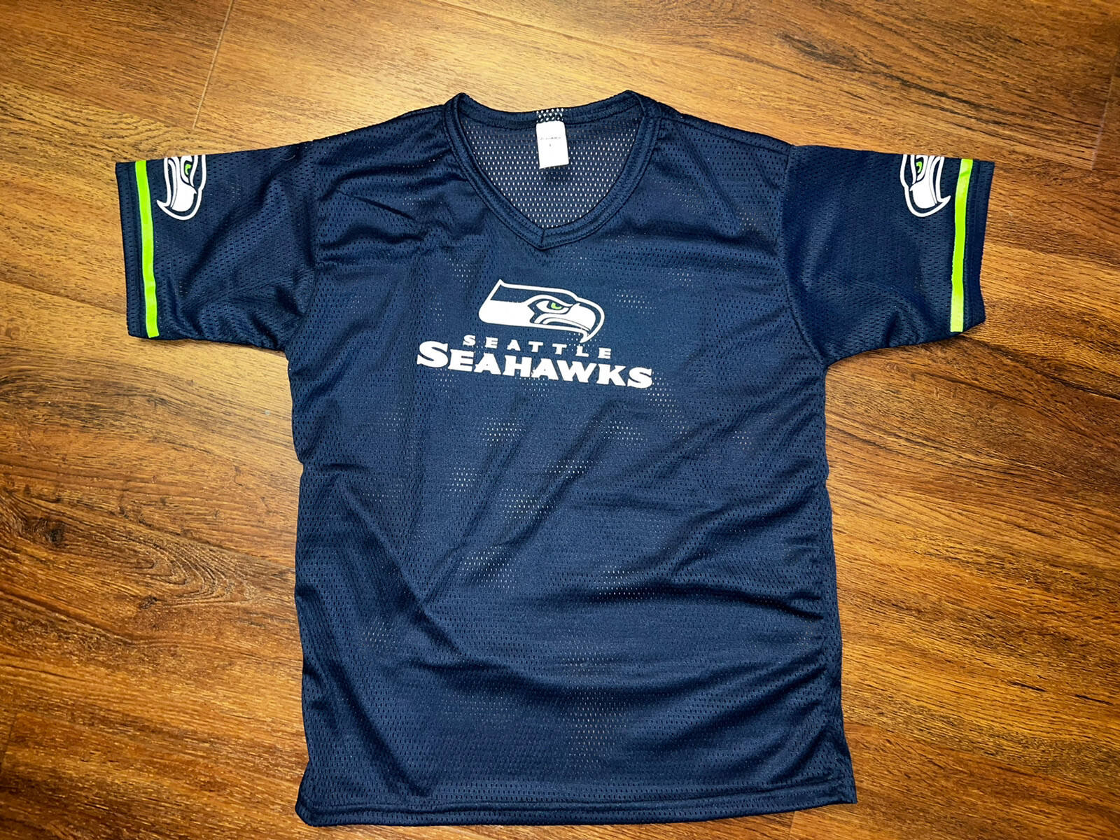 NFL Seattle Seahawks Shirt Youth Large Mesh Jersey Franklin | eBay