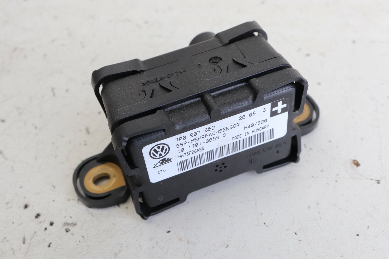 Porsche Cayenne 958 92A 2013 Yaw Rate Sensor Control Unit 7P0907652 ...