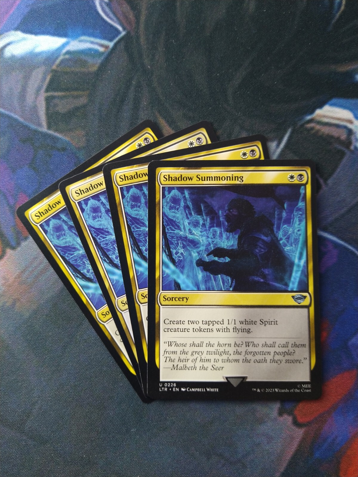 Shadow Summoning x 4 | 7% Off 2+ | UB: LOTR | NM | MTG | eBay