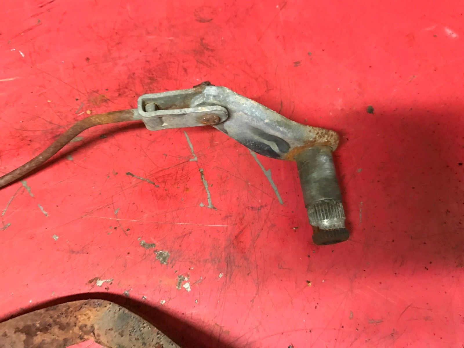 Yamaha RT2 360 Rear Brake Pedal Rod 1972 Lever Spring Actuator DT1 RT1 ...