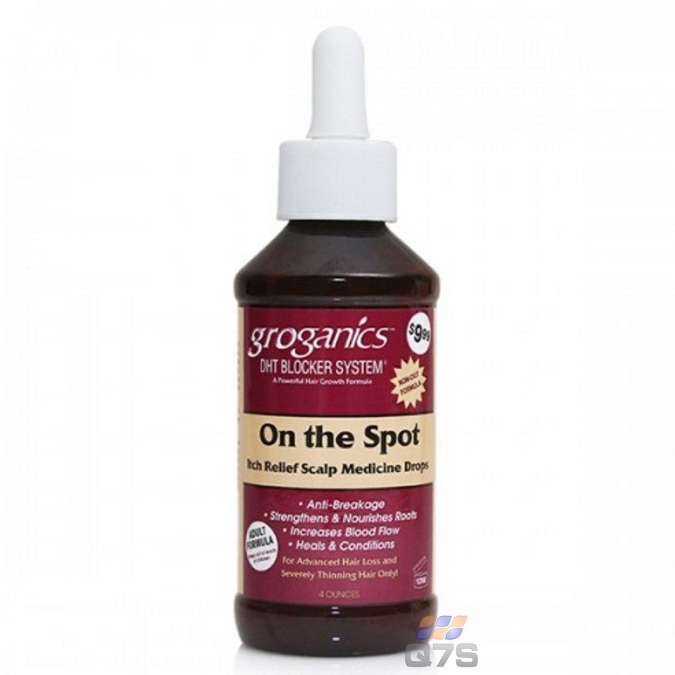 Groganics DHT Blocker System Powerful Hair Growth Formula Scalp ...
