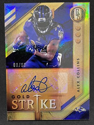 2018 Panini Gold Standard Alex Collins Gold Strike #/99 #GS-AC | eBay