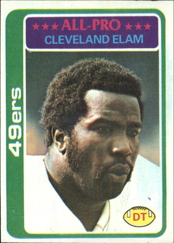 1978 Topps Football Card #170 Cleveland Elam - NM | eBay