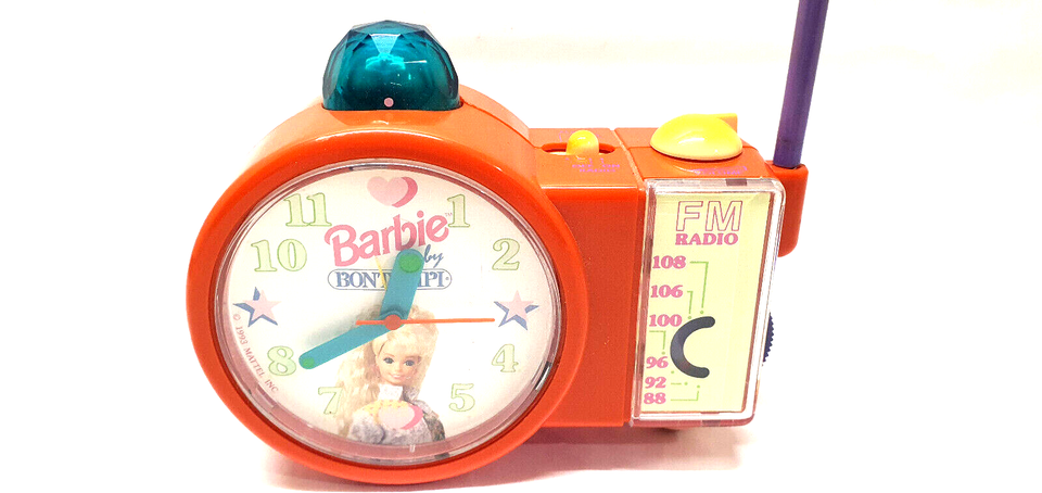 Vintage Mattel Barbie Alarm Clock By Bontempi 1993 | eBay