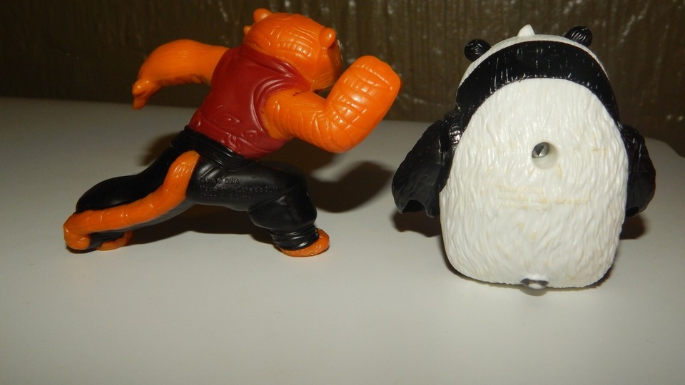 2011 McDonald's Kung Fu Panda 2 Master Tigress & Baby Po Plastic Figure ...