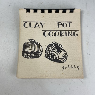 Super Rare Clyde Gobble Pottery Clay Pot Cooking Cookbook, Winston ...
