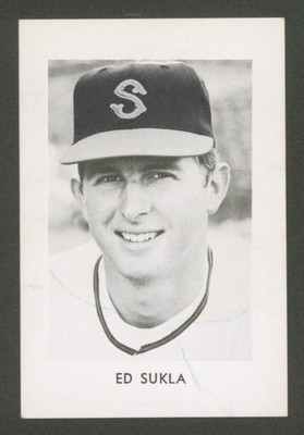 1966 SEATTLE ANGELS POPCORN ~ ED SUKLA ~ PACIFIC COAST LEAGUE | eBay