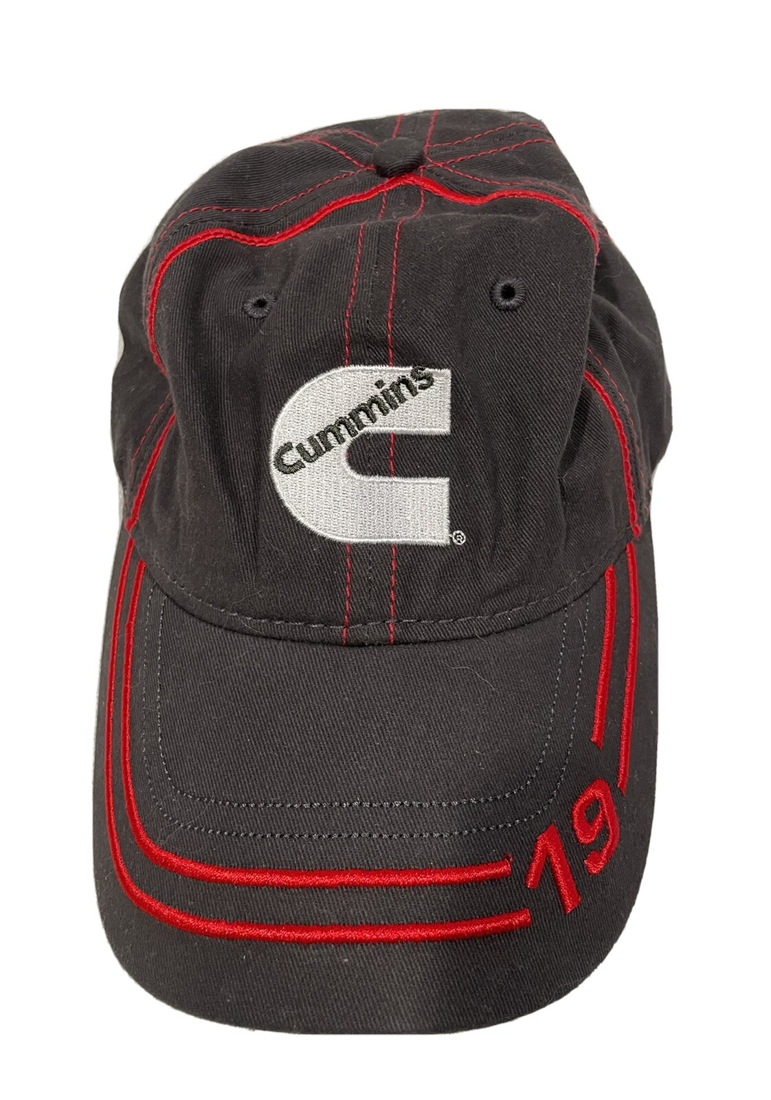 Cummins Diesel Engines Striped 19 Charcoal Grey Red E… - Gem