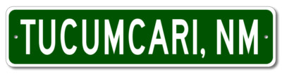 Tucumcari, New Mexico Metal Wall Decor City Limit Sign - Aluminum | eBay