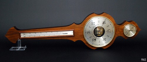 Lufft Barometer Thermometer Hygrometer Messing Holz Made Germany Hohe ...