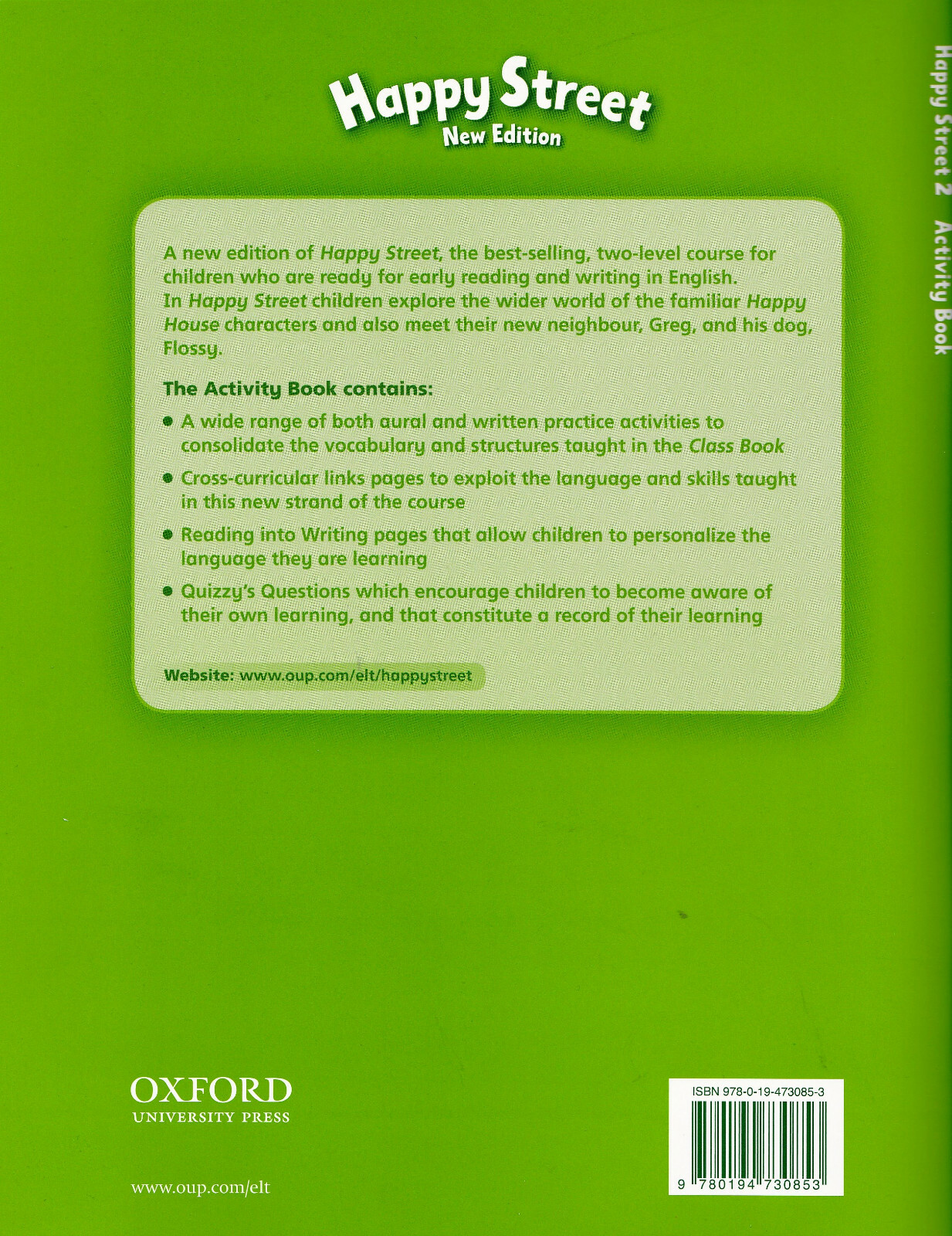 Oxford HAPPY STREET 2 Activity Book / Workbook NEW EDITION ...