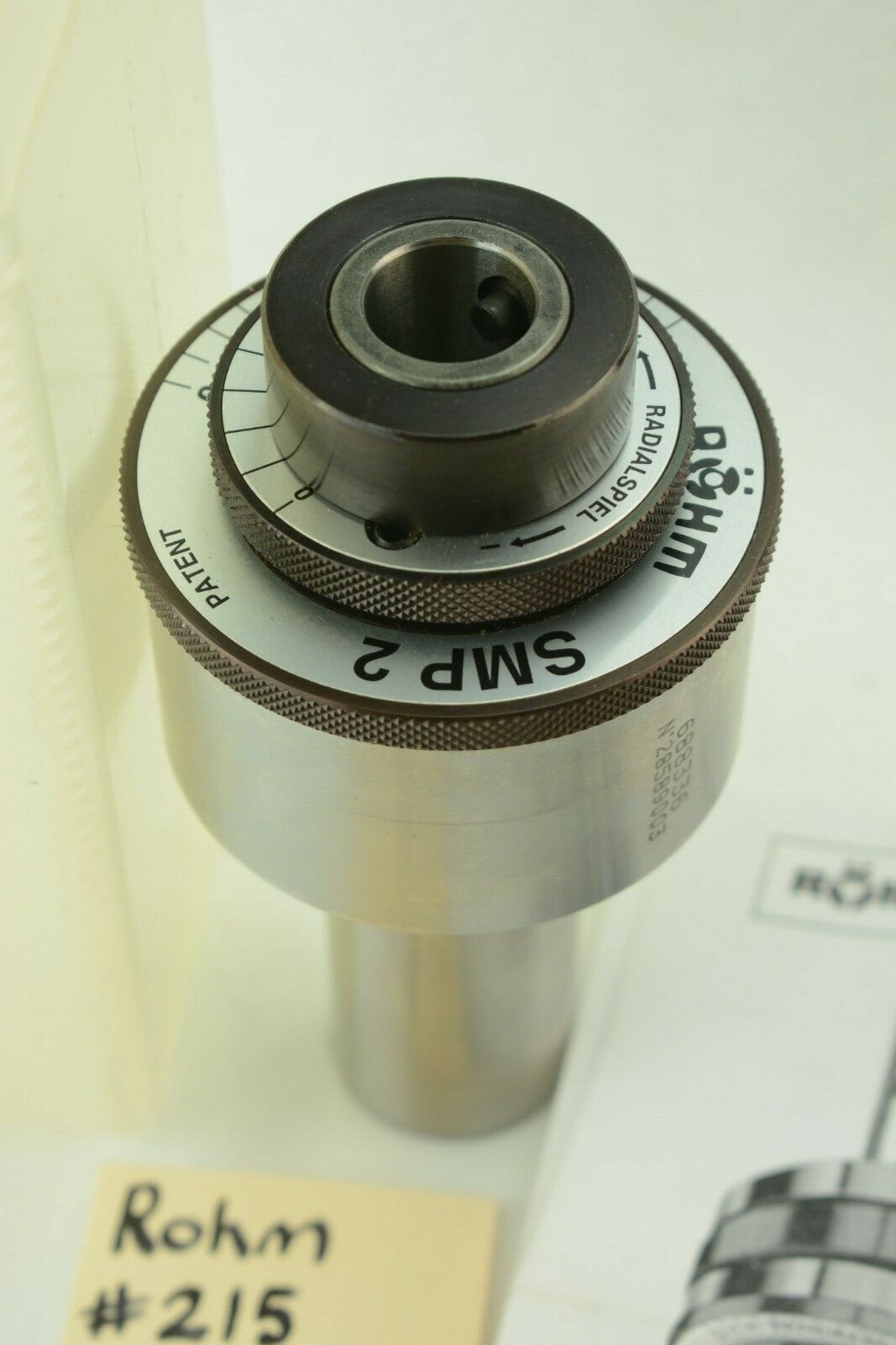 Rohm SMP 2 1-1/2" Shank 20mm bore, 38mm Floating Chuck for Reamers ...