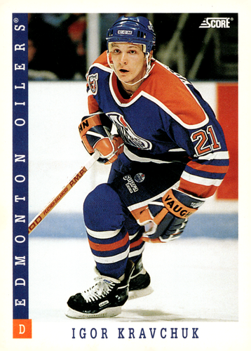 1993-94 Score - Canadian #309 Igor Kravchuk Oilers | eBay