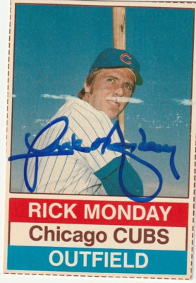 RICK MONDAY LOS ANGELES DODGERS SIGNED 1976 HOSTESS CARD #80 | eBay