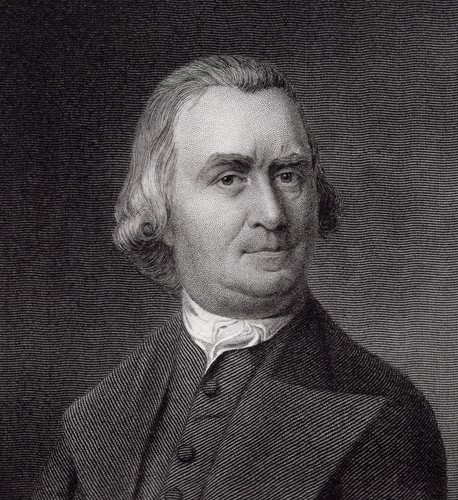 SAMUEL ADAMS Declaration of Independence 1835 engraving Copley pnx ...