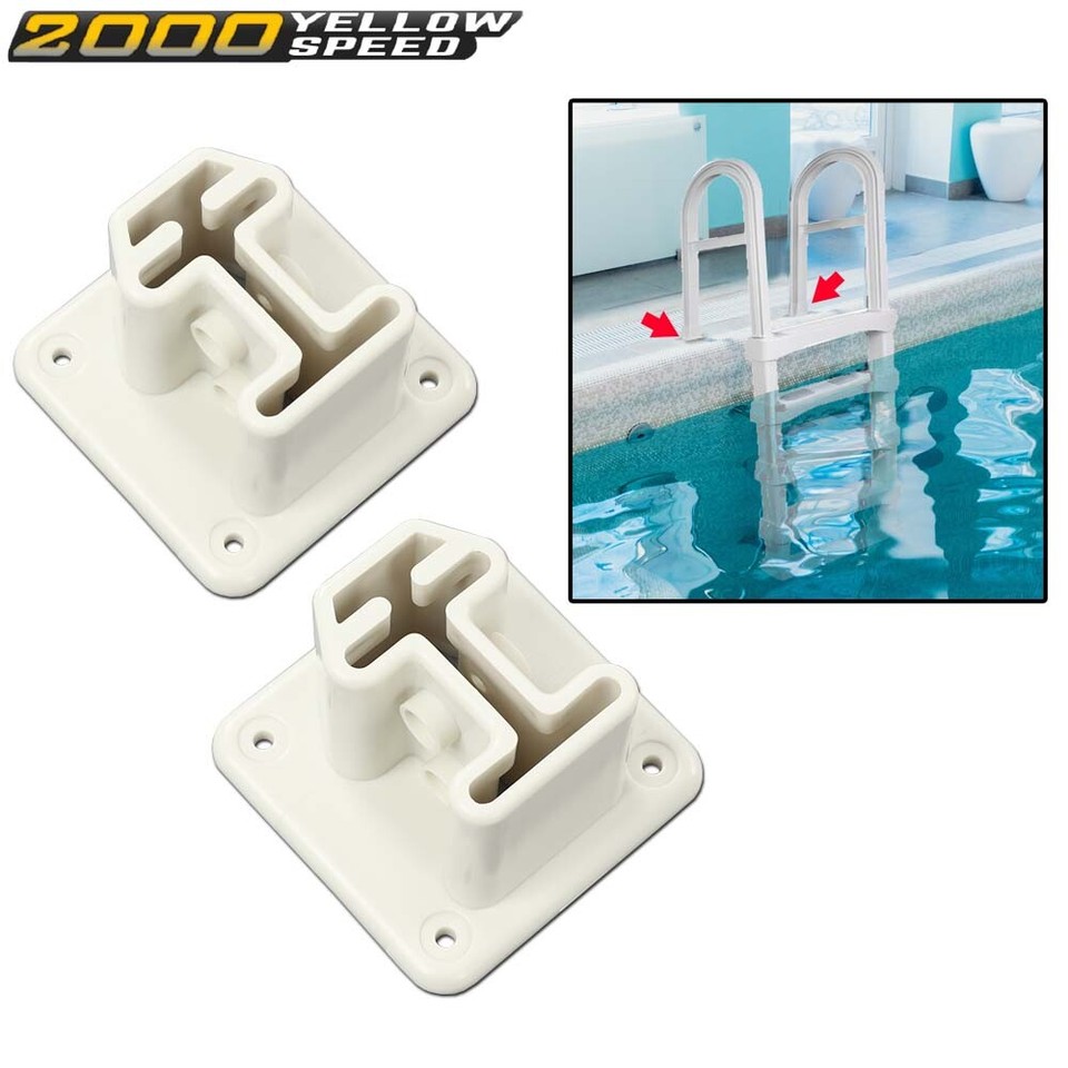 for Heavy Duty Resin In-Pool Above Ground Swimming Pool Ladder Flanges ...