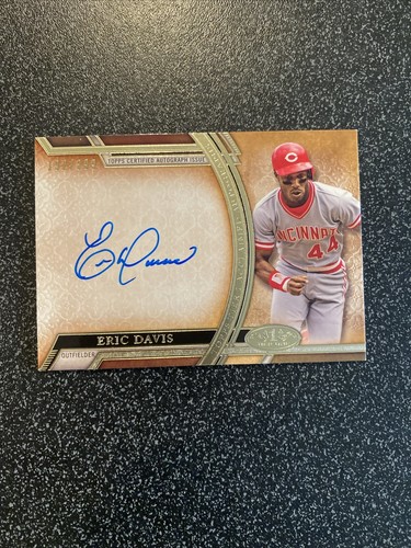 2015 Topps Tier One Eric Davis Autograph Auto #192/399 Reds | eBay