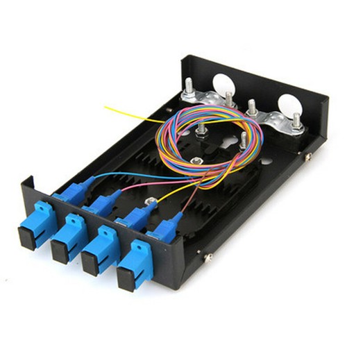 4-port SC thick fiber optic terminal box cable pigtail Gigabit single ...