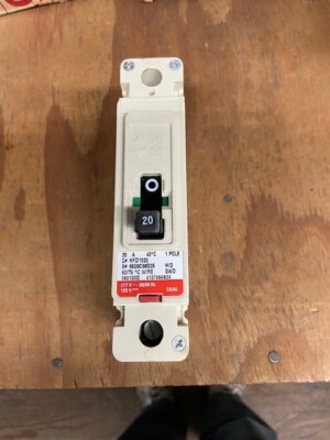 Eaton 1 Pole Industrial Circuit Breaker HFD 65k CAT HFD1020 20 Amps | eBay